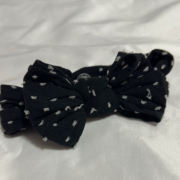 Baby Bling | Accessories | Classic Black And White Polka Dot Hair Bow ...